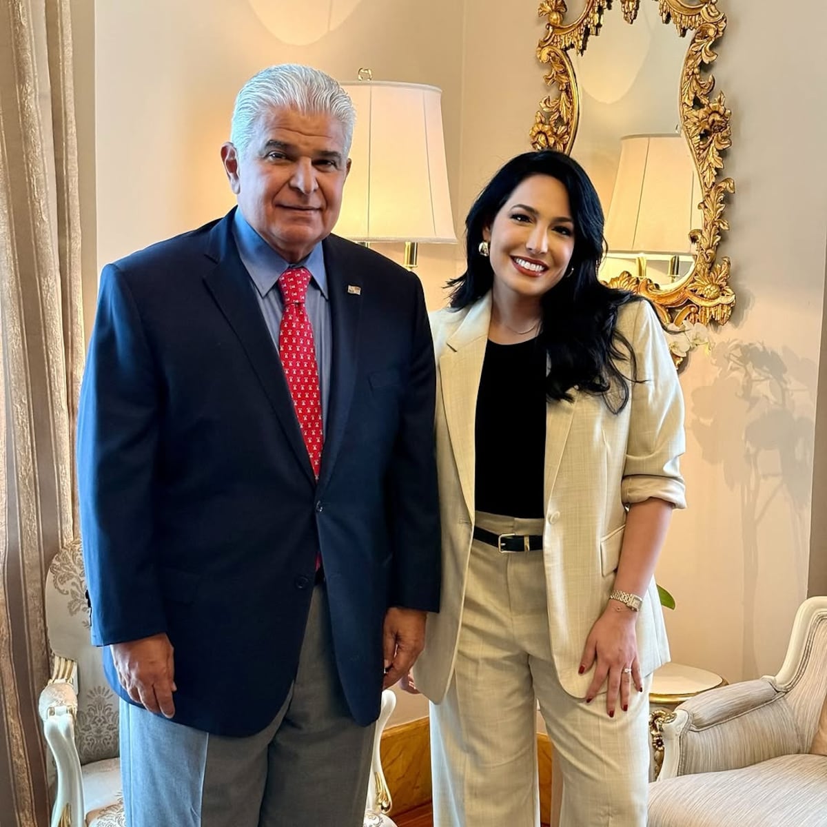 Desde el Palacio de las Garzas en Panamá, la ex presentadora de CNN en ...